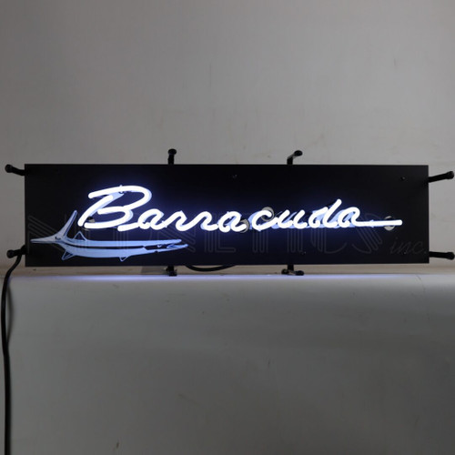 Barracuda Junior Neon Sign With Backing 29" 5SMLBC - StangStuff