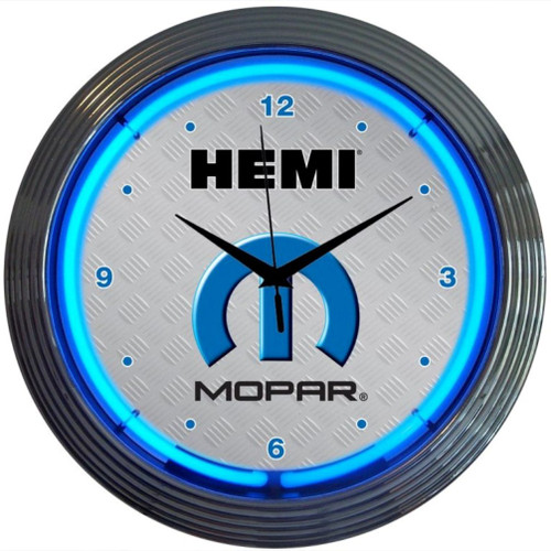 Neon Clock - Mopar Omega M Hemi 15" 8MPHEM - StangStuff
