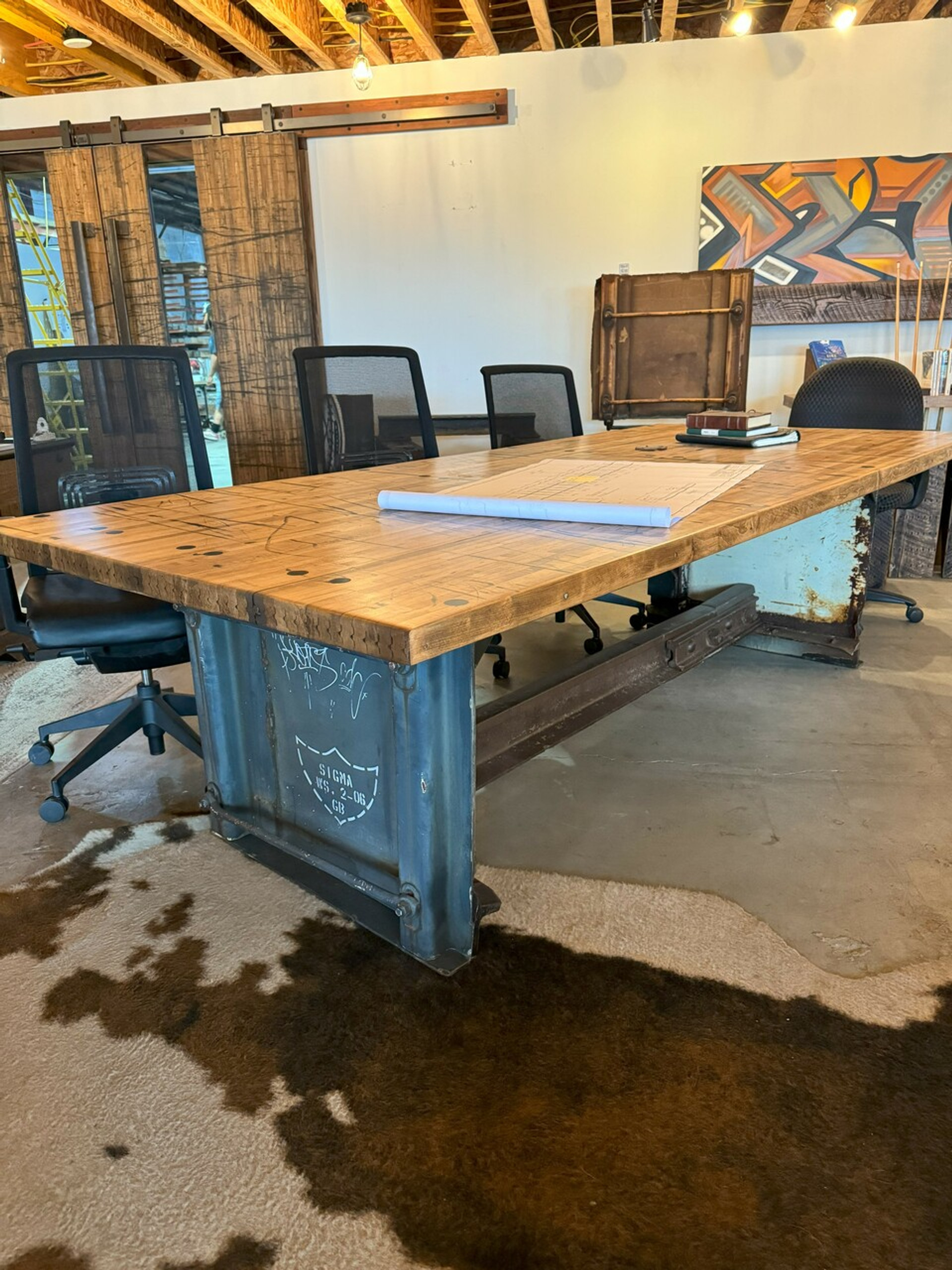 Railroad Heritage Dining and Conference Tables - Rail Yard Studios
