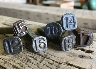 Railroad Date Nails - Rail Yard Studios