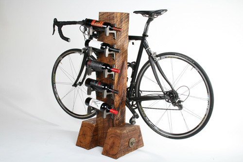 Italian style design combining bikes and wine