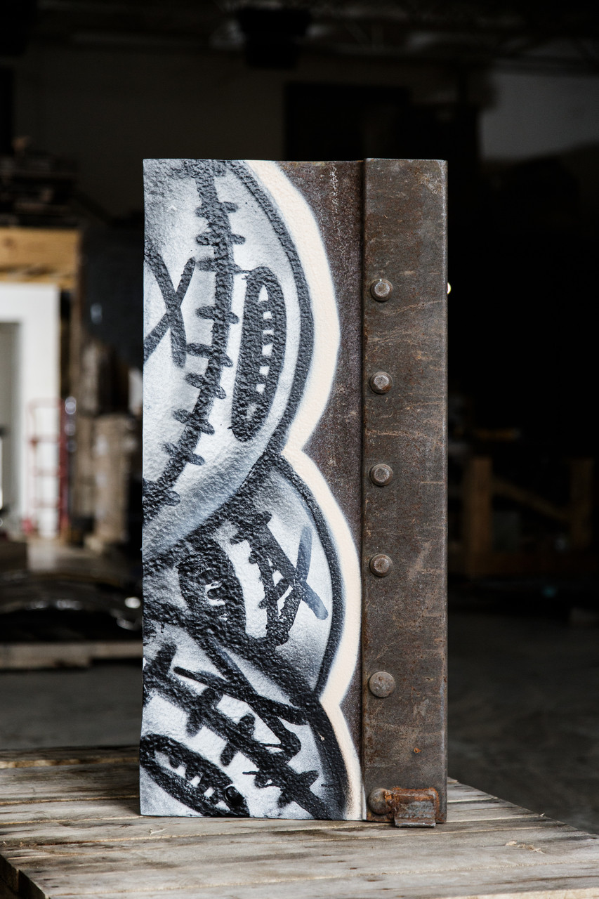 Wanted 1 Graffiti Masks with Peach Outline - Rail Yard Studios