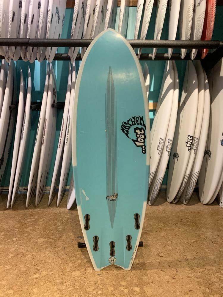 LOST SURFBOARDS/BLACK DAR PUDDLE FISH 5'6