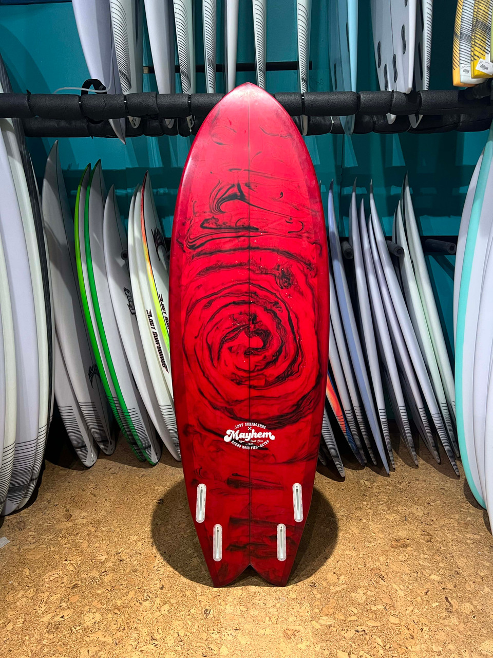 5'10 LOST RNF RETRO USED SURFBOARD (196778) - Catalyst