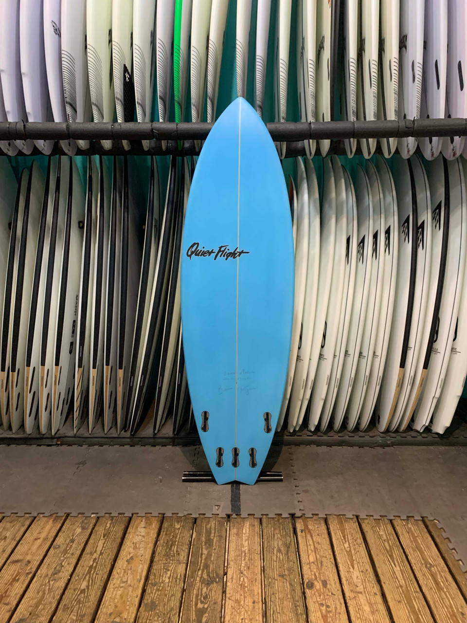 6'2 QUIET FLIGHT BLACK MARLIN SURFBOARD (61801) - Catalyst