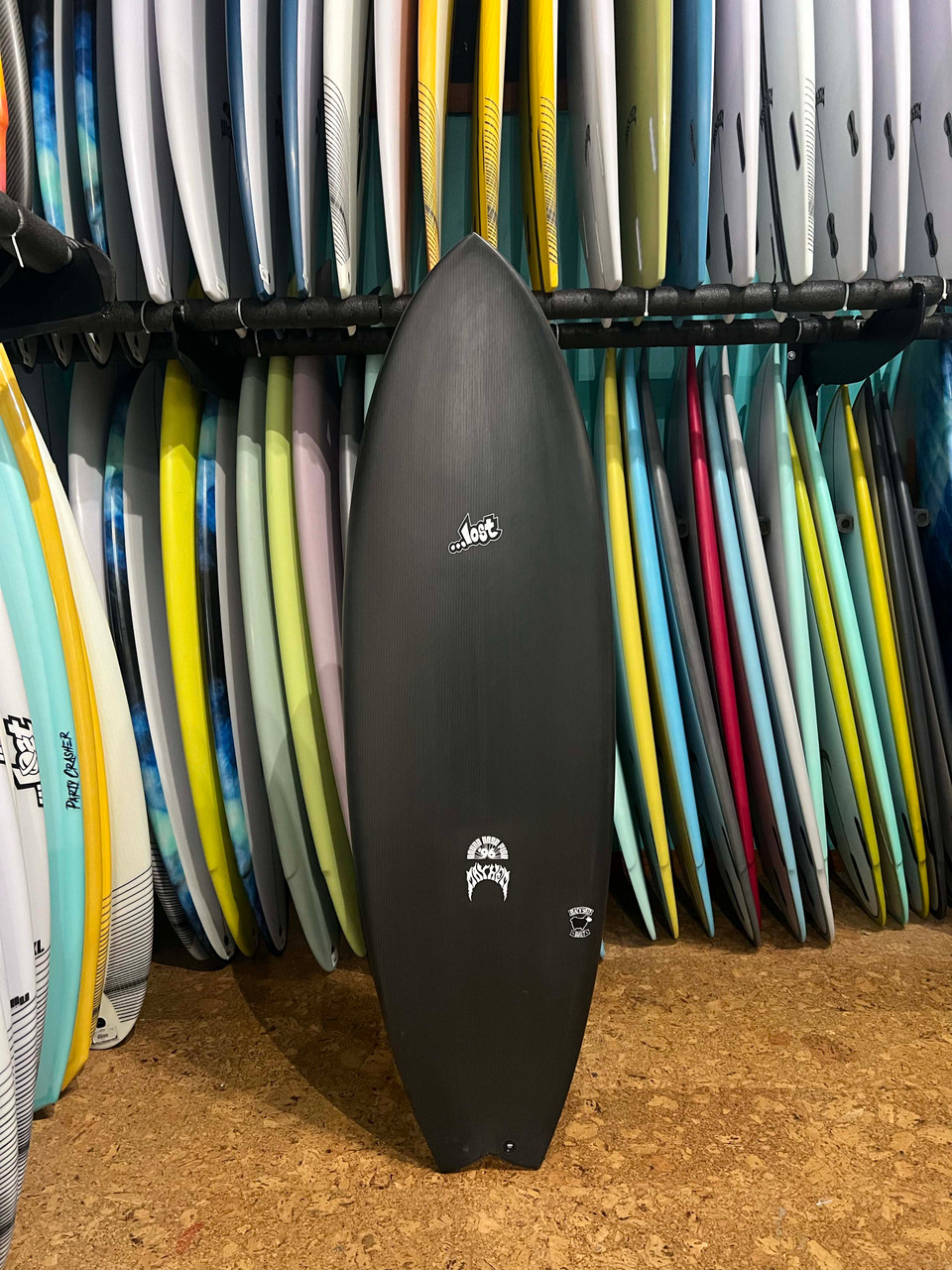 5'8 LOST LIMITED BLACK SHEEP RNF 96 WIDE SURFBOARD (247726) - Catalyst