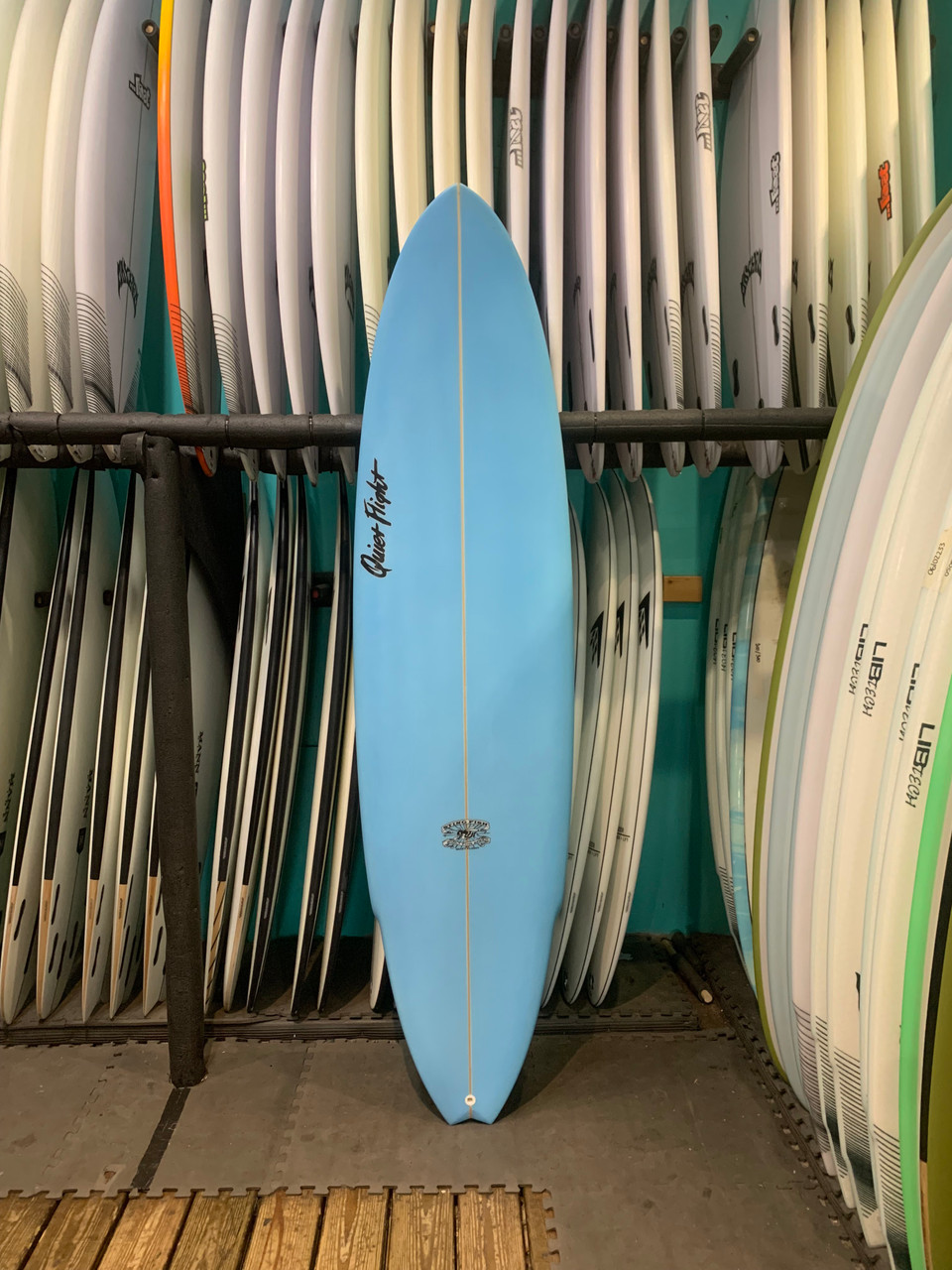 7'6 QUIET FLIGHT STINGFISH SURFBOARD (61866) - Catalyst