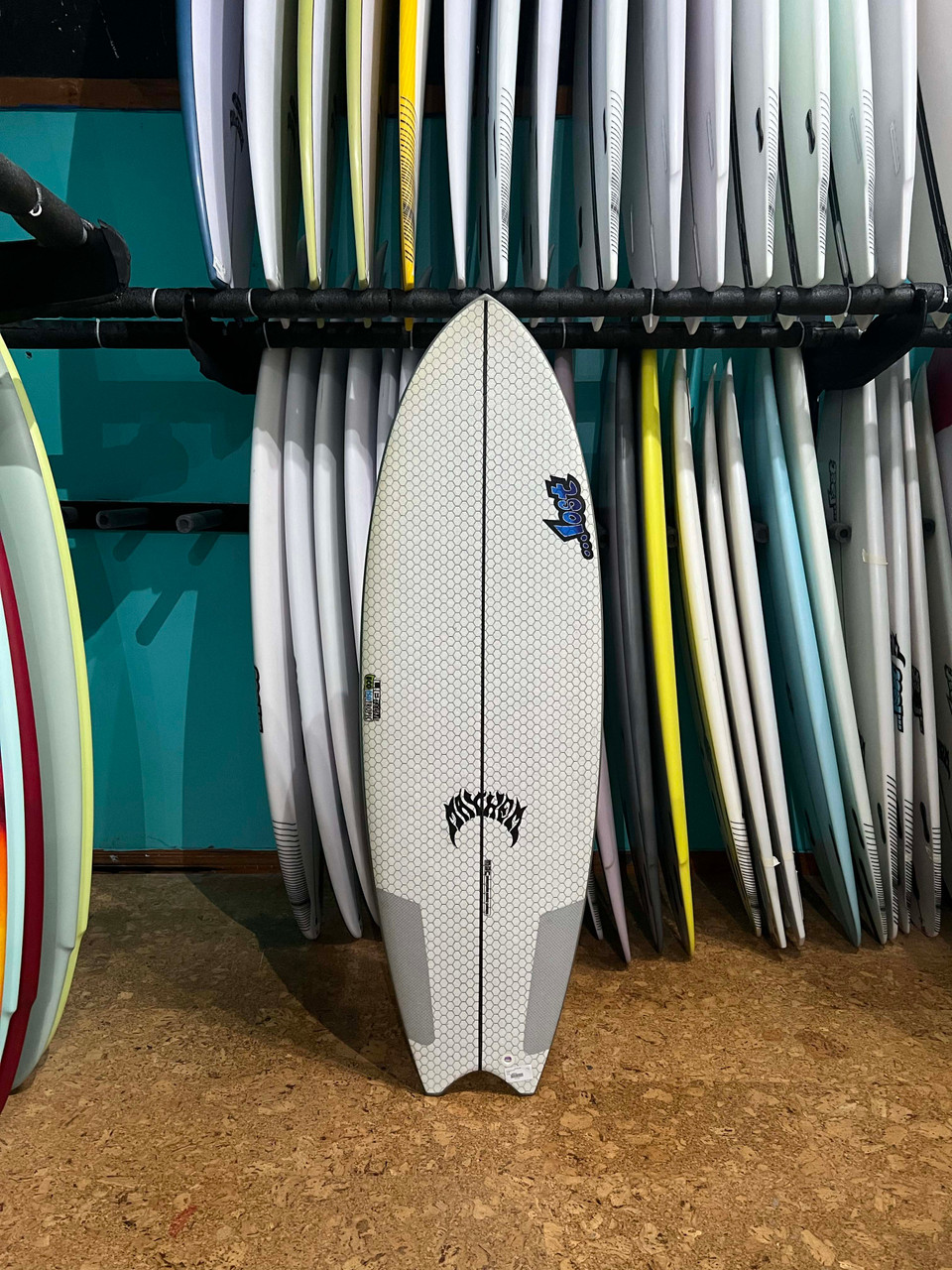 5'4 LOST LIBTECH PUDDLE FISH USED SURFBOARD (37685) - Catalyst