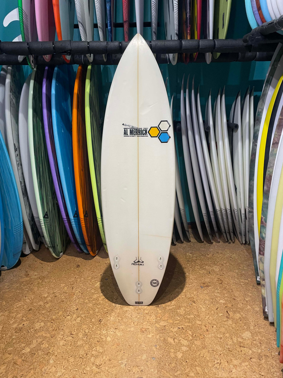 5'11 AM FRED RUBBLE USED SURFBOARD (308445) - Catalyst