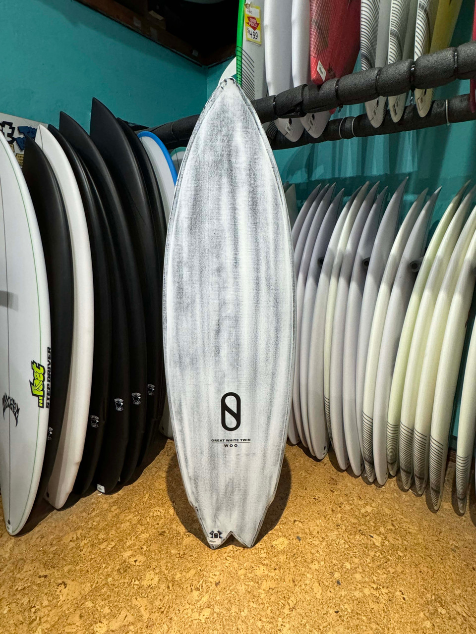 5'7 FIREWIRE GREAT WHITE TWIN VOLCANIC SURFBOARD (9231869) - Catalyst