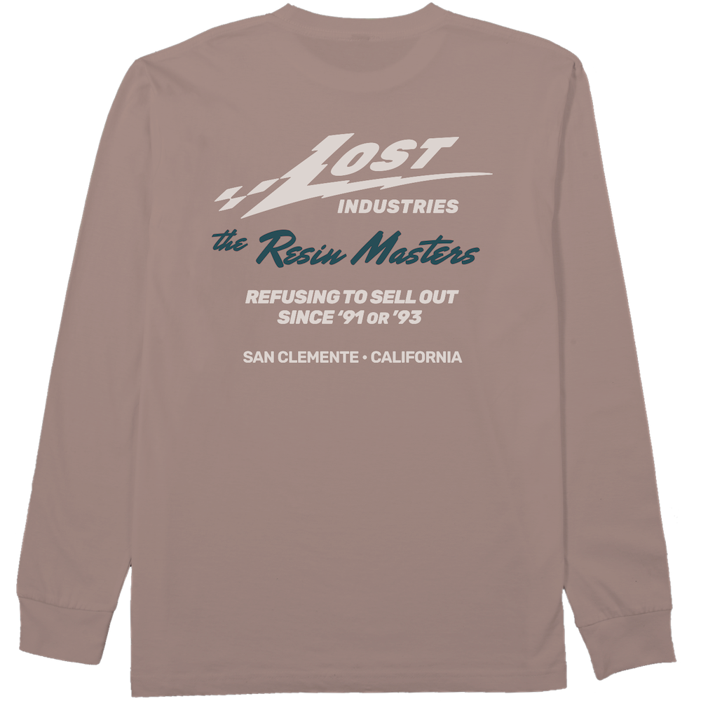 LOST CLOTHING RESIN MASTERS HEAVYWEIGHT LS TEE (10530966) - Catalyst