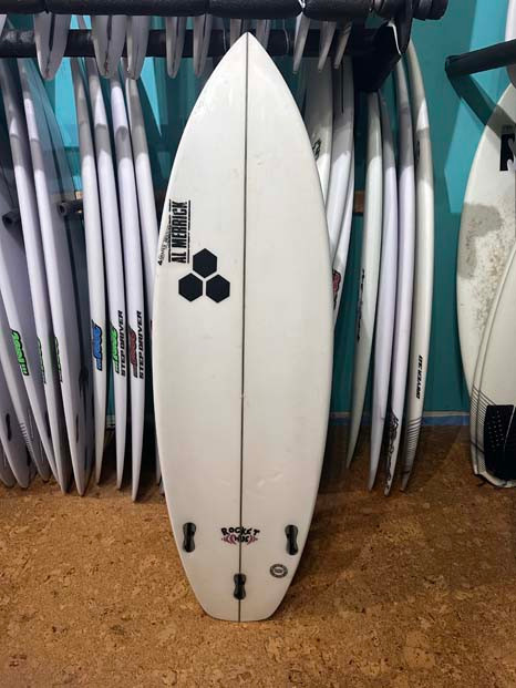 5'7 CHANNEL ISLANDS ROCKET WIDE USED SURFBOARD (496771) - Catalyst