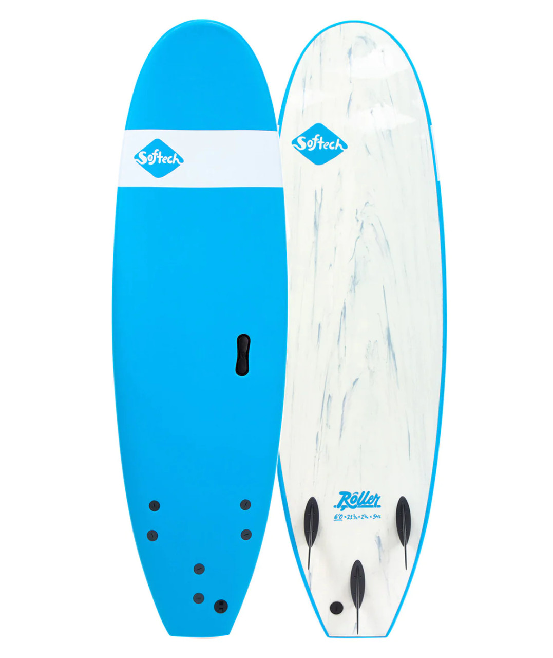 9'0 SOFTECH ROLLER SURFBOARD (ROLVF-BLU-090) - Catalyst