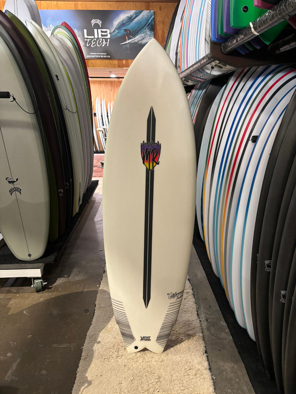 5'11 LOST LIGHTSPEED MR X MB CALIFORNIA TWIN SURFBOARD (240987) - Catalyst