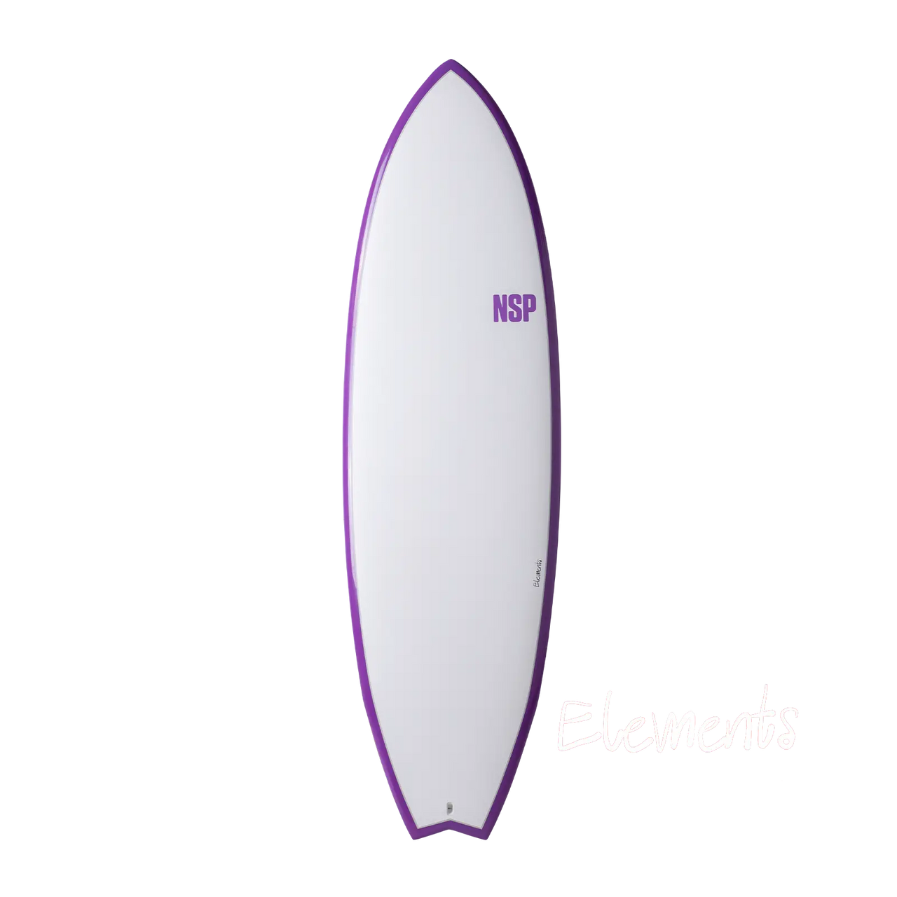 6'8 NSP FISH - ELEMENTS SURFBOARD (43.7 L / Purple) - Catalyst
