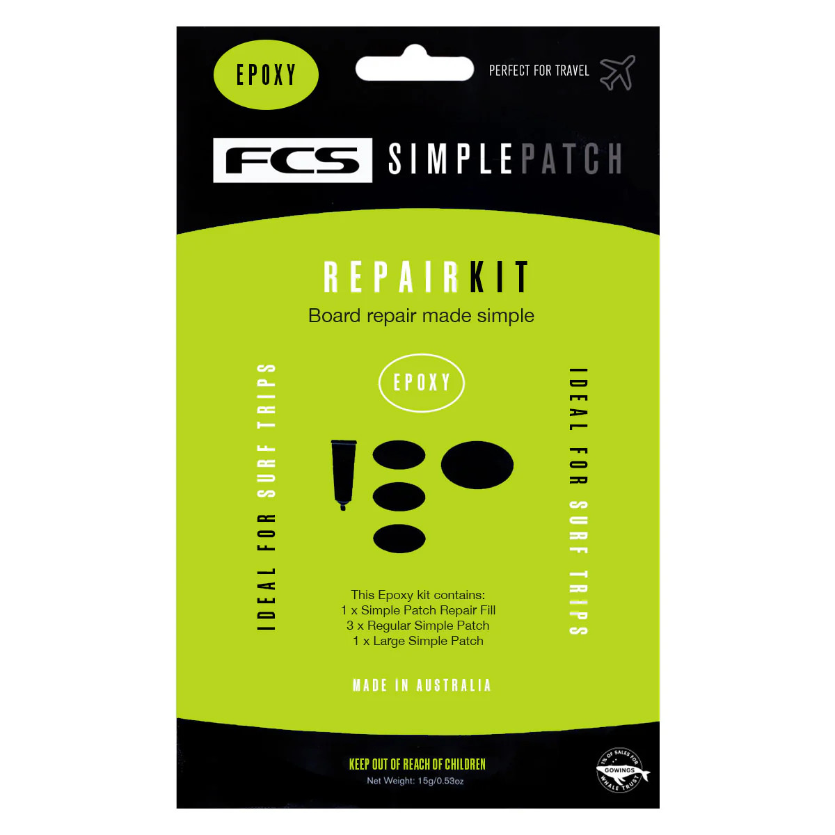 FCS SIMPLE PATCH REPAIR KIT EPOXY (FSPR-KIT-EPS) - Catalyst