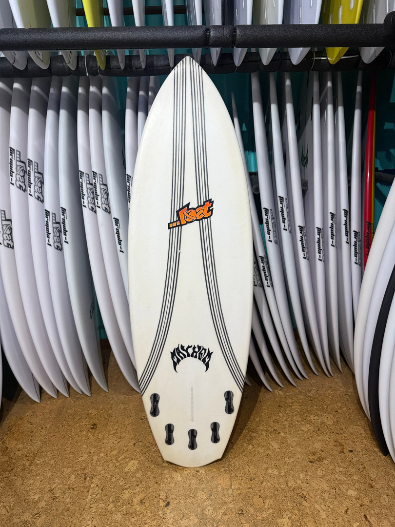 5'6 LOST CARBON WRAP ROCKET REDUX USED SURFBOARD (19803) - Catalyst