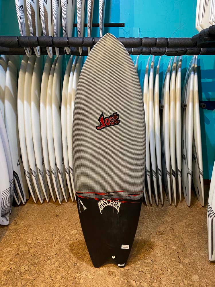 5'6 LOST PUDDLE FISH BLACK DART SURFBOARD (166997) - Catalyst