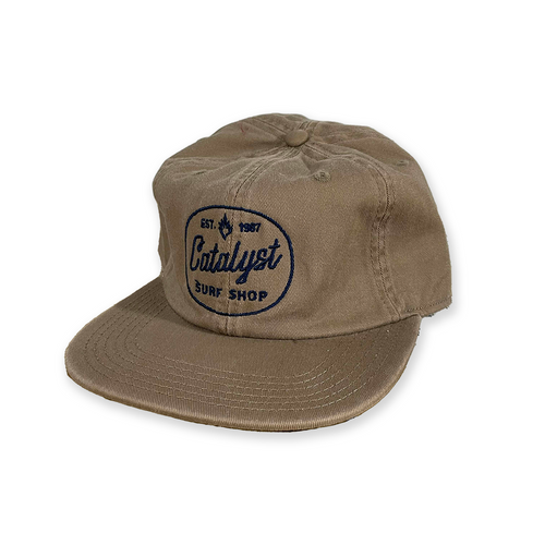 CATALYST CURSIVE HAT COTTON (CURSIVE-M-COTTON TWILL) - Catalyst