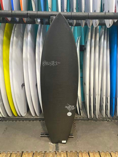 5'8 QUIET FLIGHT BLACK MARLIN SURFBOARD (62605) - Catalyst