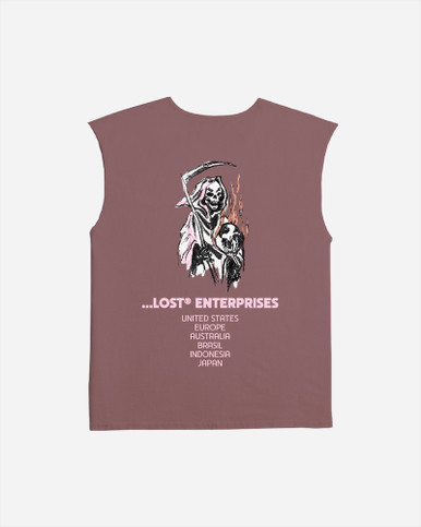 LOST CLOTHING VAGRANT CUT OFF TEE (10560992) - Catalyst