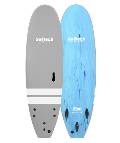 8'0 SOFTECH ROLLER GREY SURFBOARD (ROLII-GRY-080) - Catalyst