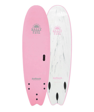 6'0 SOFTECH HANDSHAPED SALLY FITZGIBBONS SURFBOARD (SALII-PNK-060) - Catalyst