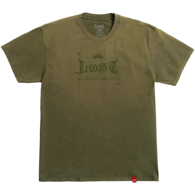 LOST CLOTHING CROWN LOGO WASH TEE (10581295) - Catalyst