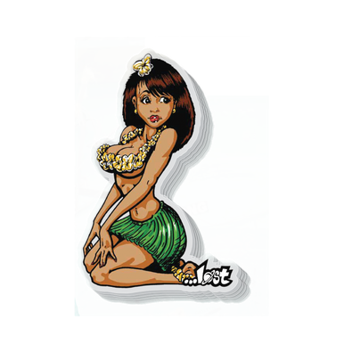 ...LOST ORIGINAL HULA STICKER 4" (LS1003) - Catalyst