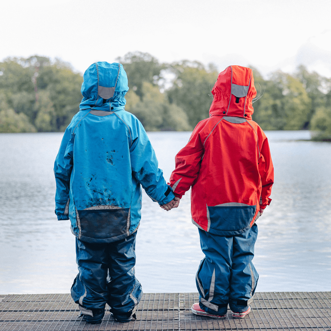 Spotty Otter Patrol Fleece Lined Waterproof Kids Jacket