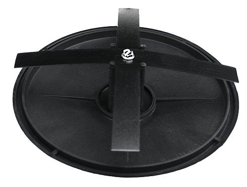 4" Square Light Pole Top Cap- Black Plastic - SB Distribution Ltd.