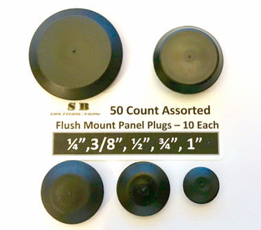 (Lot of 50) || CAPLUGS || Assorted 10 Each ( 1/4", 3/8", 1/2",3/4", 1 ...