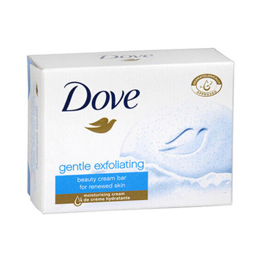 Dove, Beauty Bar Soap, Gentle Exfoliating Mositurizing Clean Body- 3.17oz / 90g - SB ...