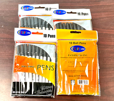 Black Stick Pens, Pack of 10 - SB Distribution Ltd.