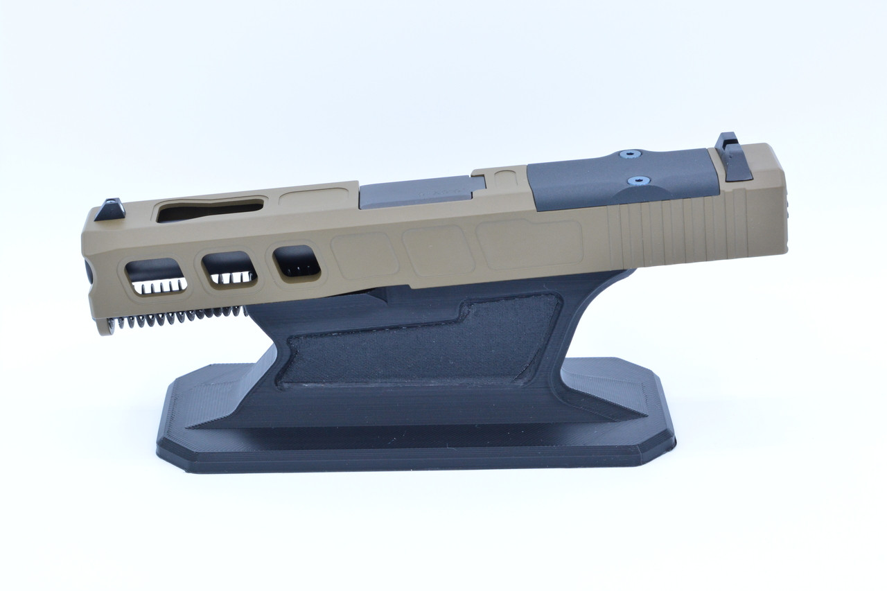 Oden Slide for Glock 19 Gen 1-3 with Black RMR Cover & DLC Barrel ...