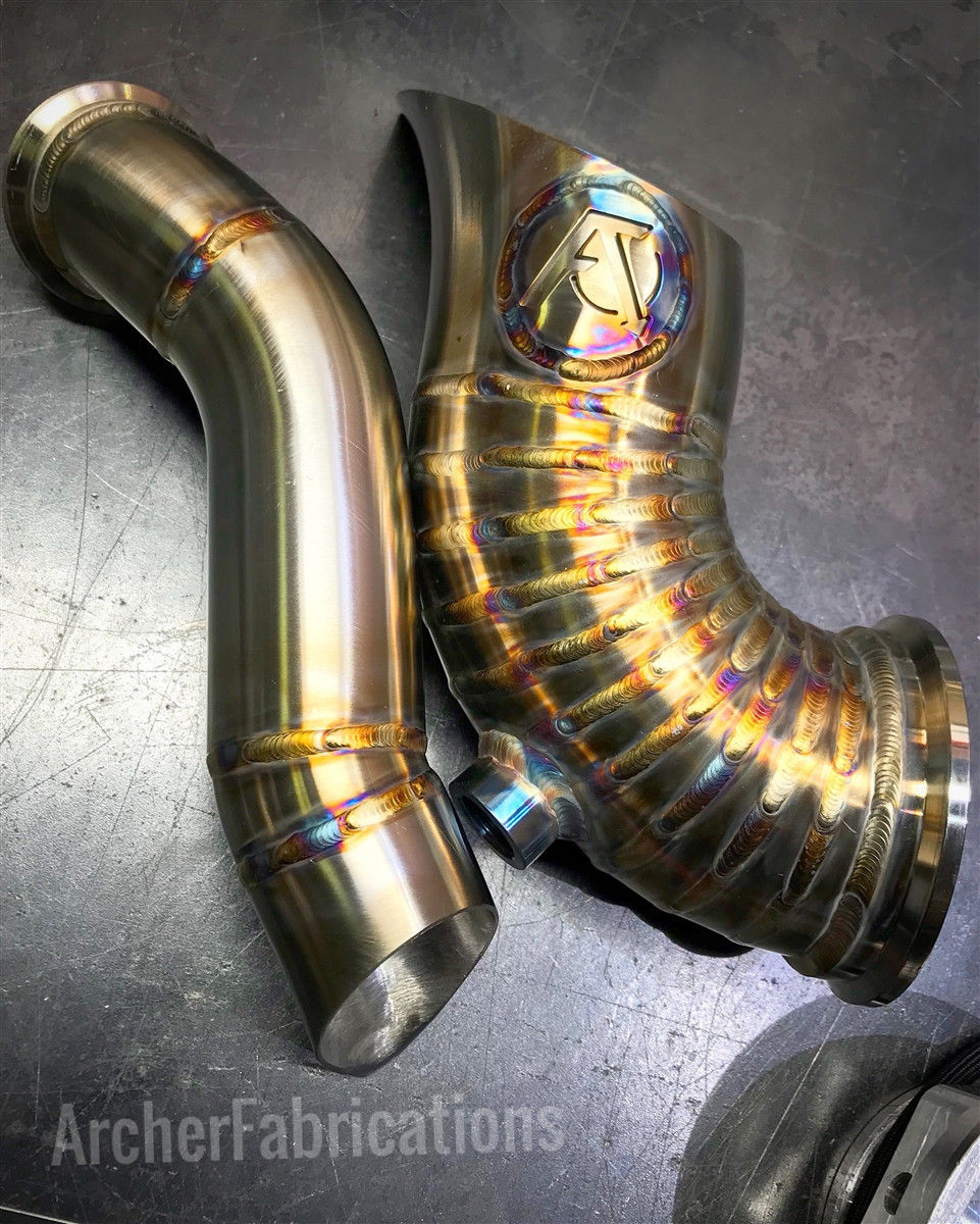 Archer Fabrications Top Mount Turbo Manifold / Hot Parts (Evo 8/9)