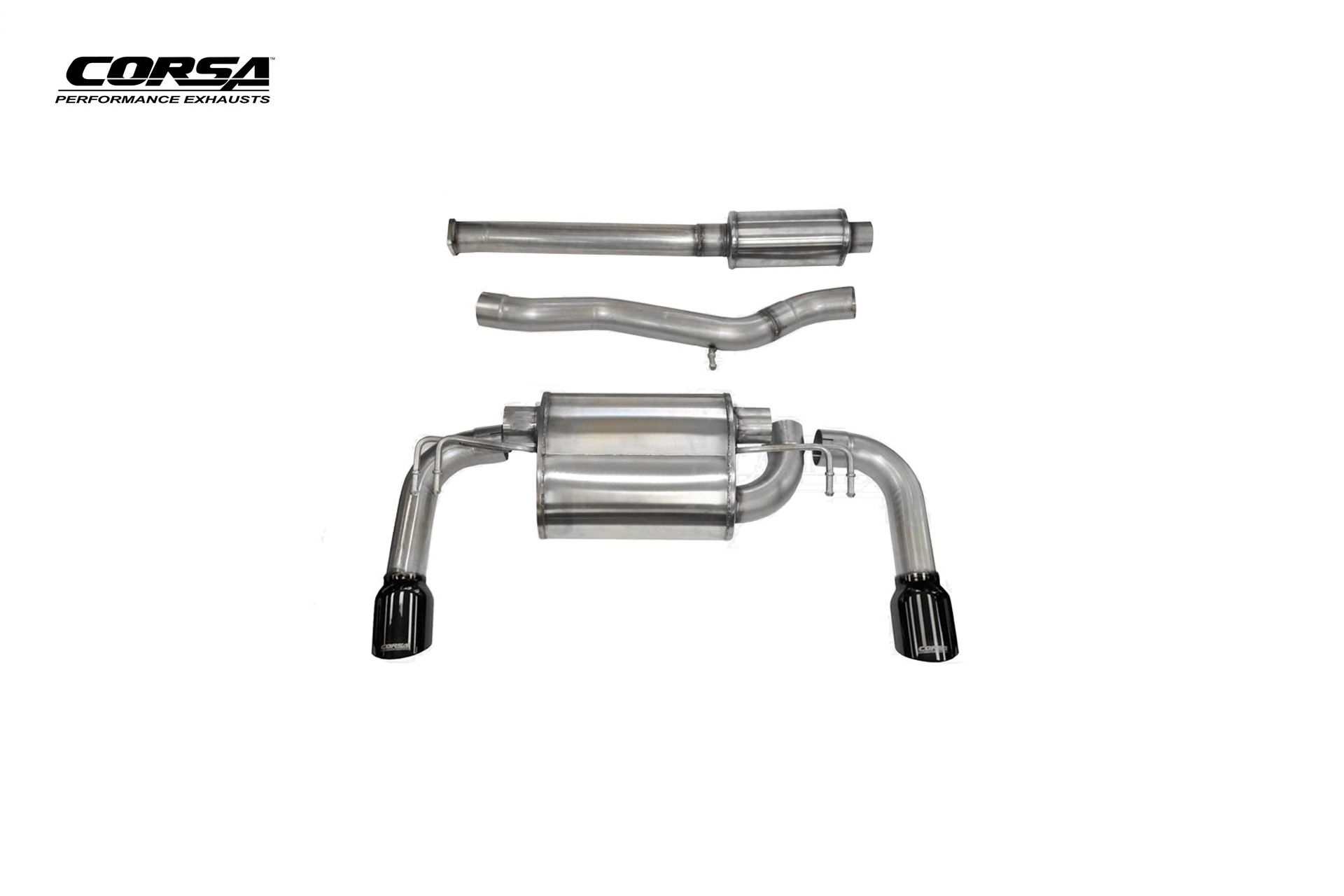 Corsa Dual Tip Catback Exhaust System (Evo X)