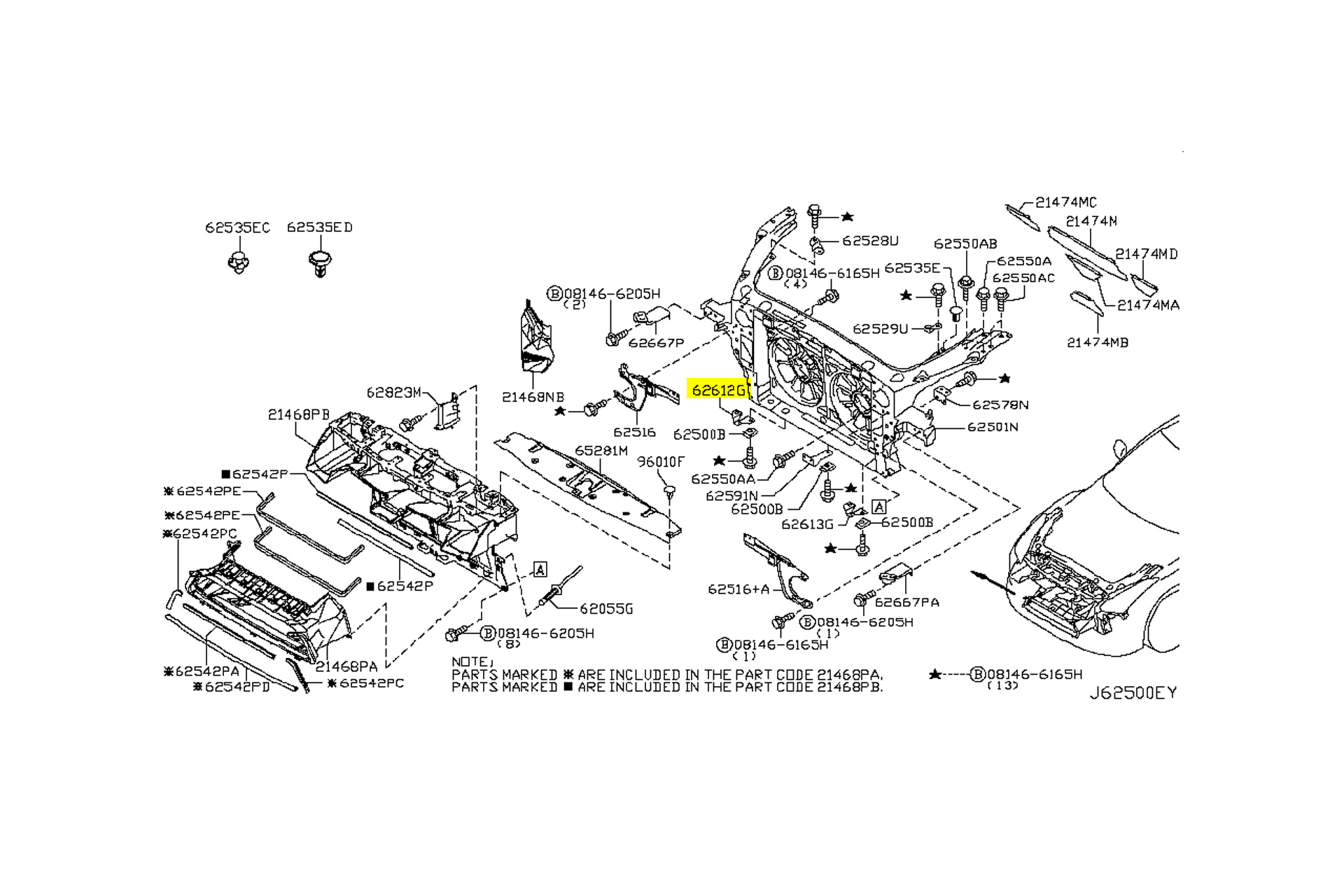 OEM Nissan Bracket - Apron Side - RH (R35 GT-R)