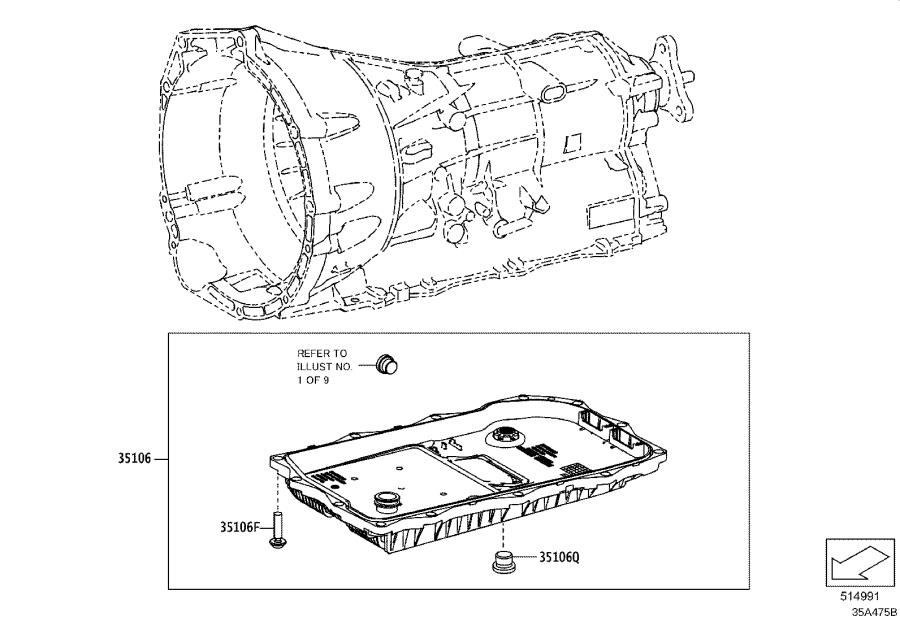 OEM Toyota Transmission Oil Pan / Filter Assembly (GR Supra)