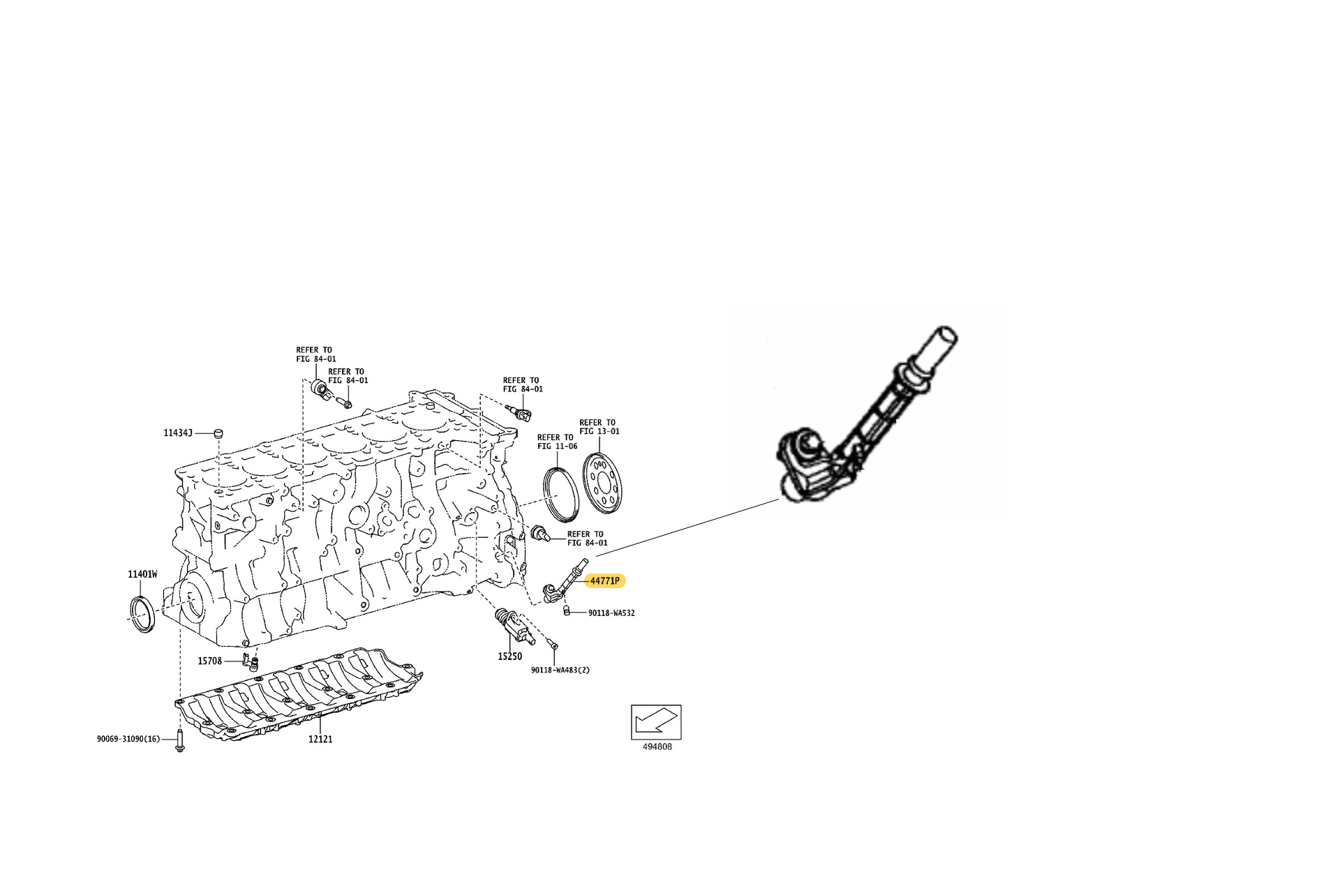 OEM Toyota Vaccuum Check Valve (MKV Supra)