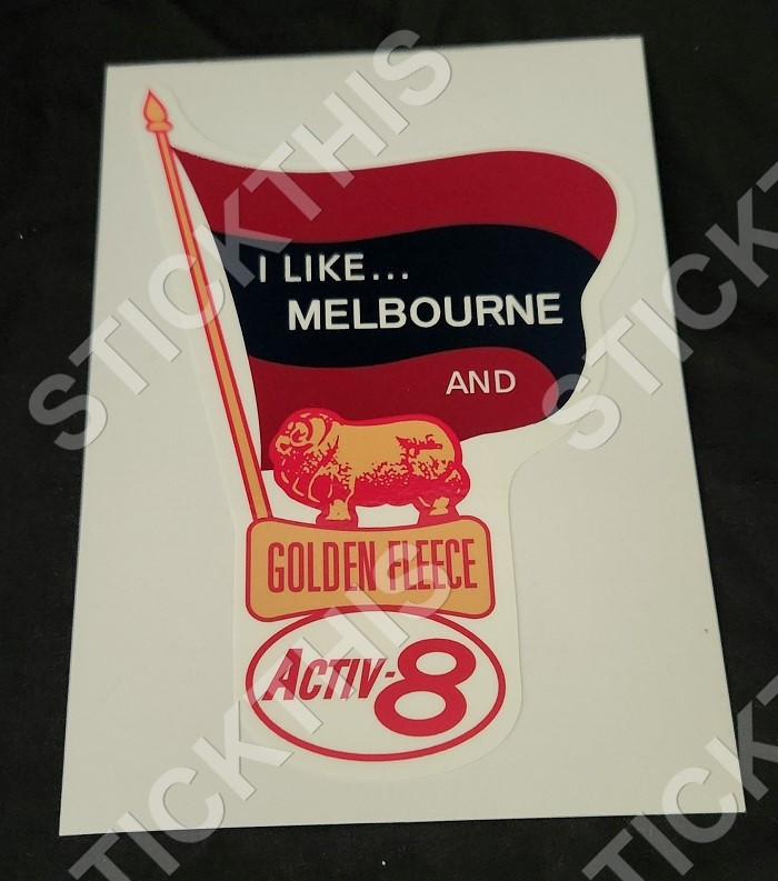 Golden Fleece Activ8, Football VFL AFL - I Like Melbourne Sticker ...