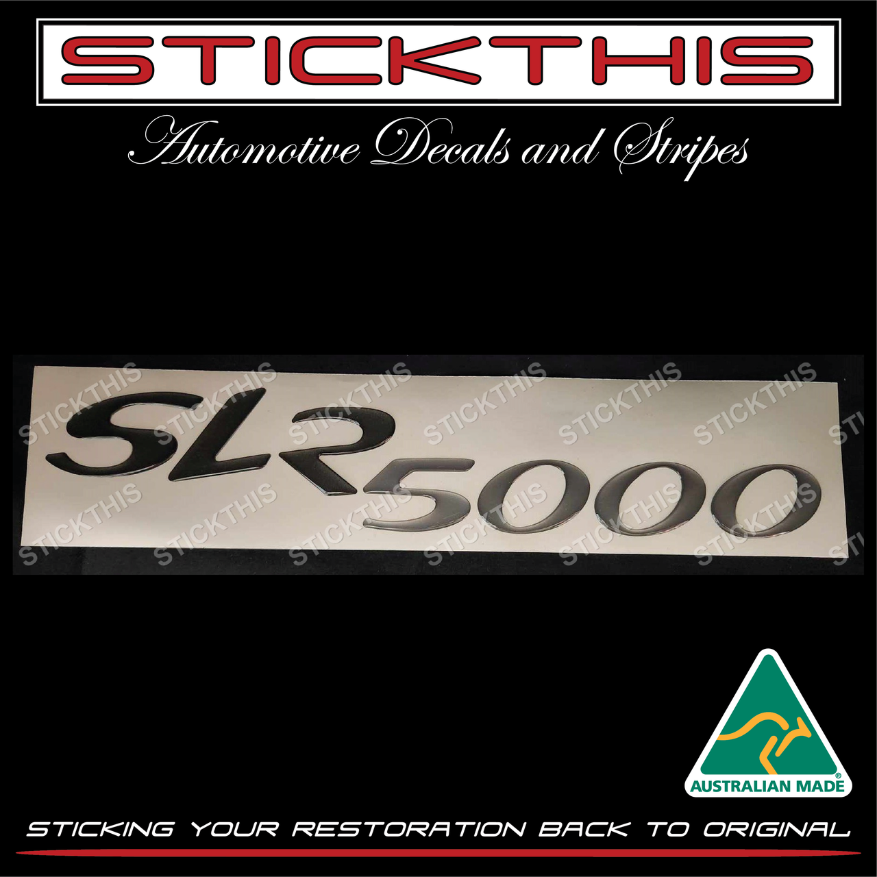 VS SLR5000 Door/Boot Badge Decal - STICKTHIS Automotive Decals and Stripes