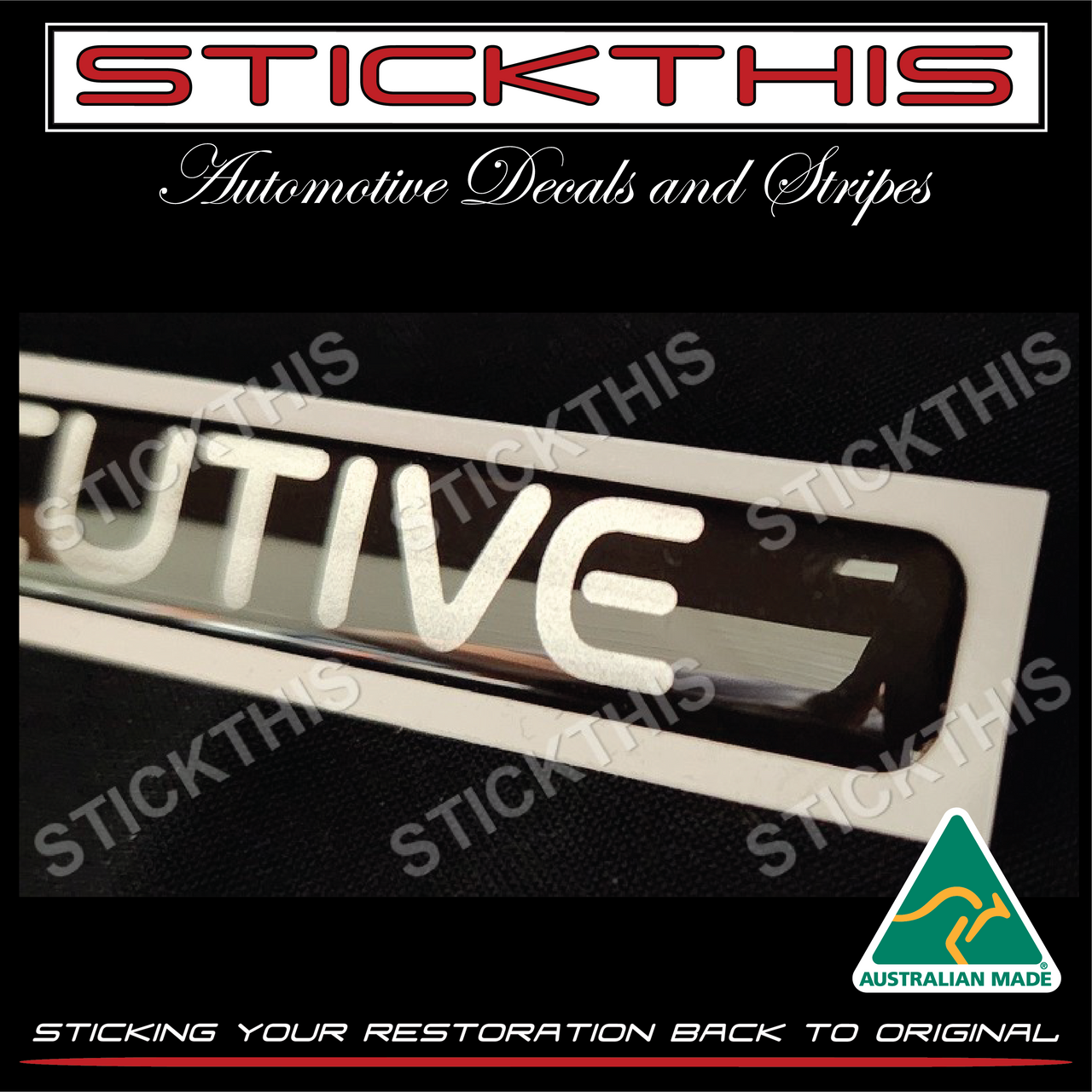 VN-VS EXECUTIVE Dash Badge - STICKTHIS Automotive Decals and Stripes