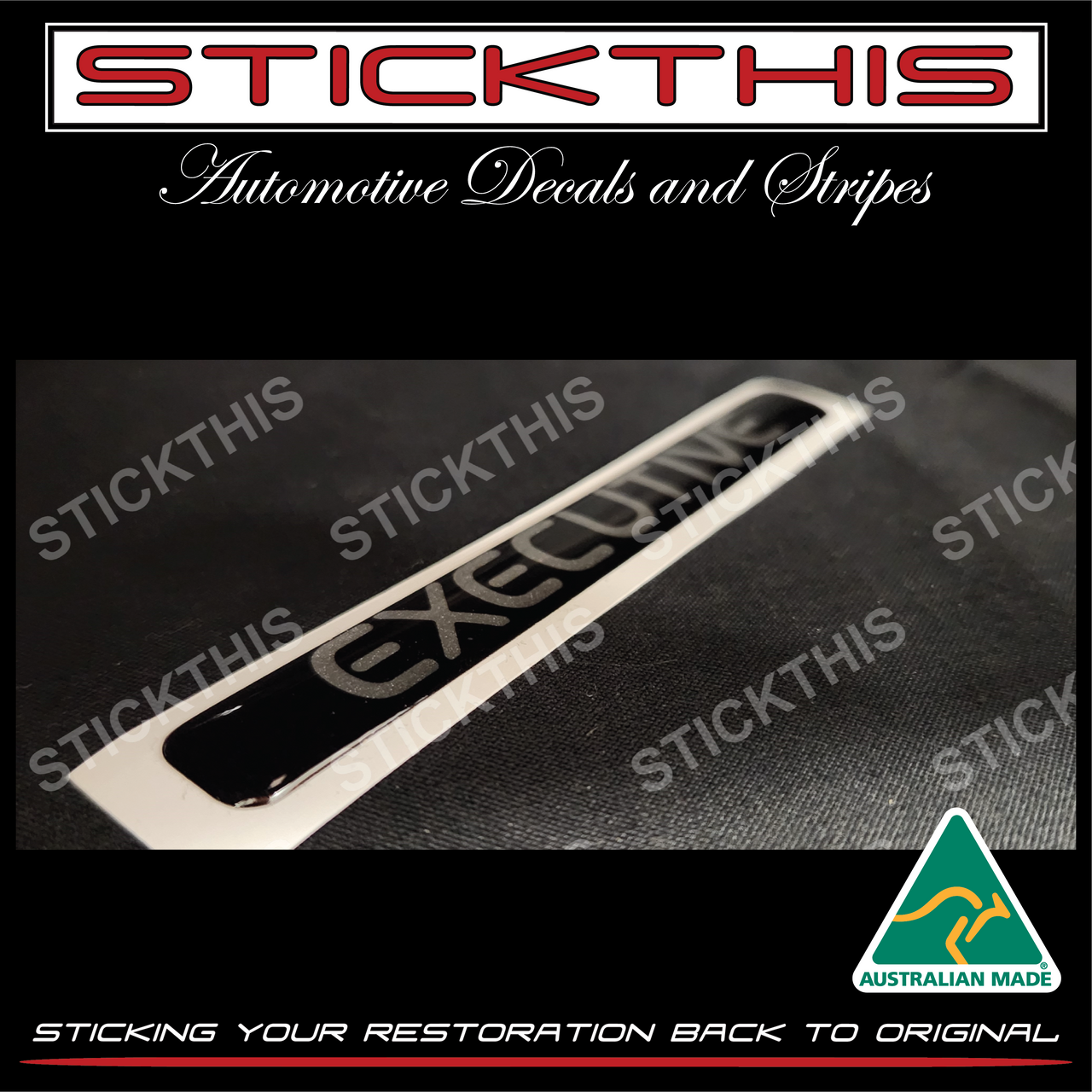 VN-VS EXECUTIVE Dash Badge - STICKTHIS Automotive Decals and Stripes