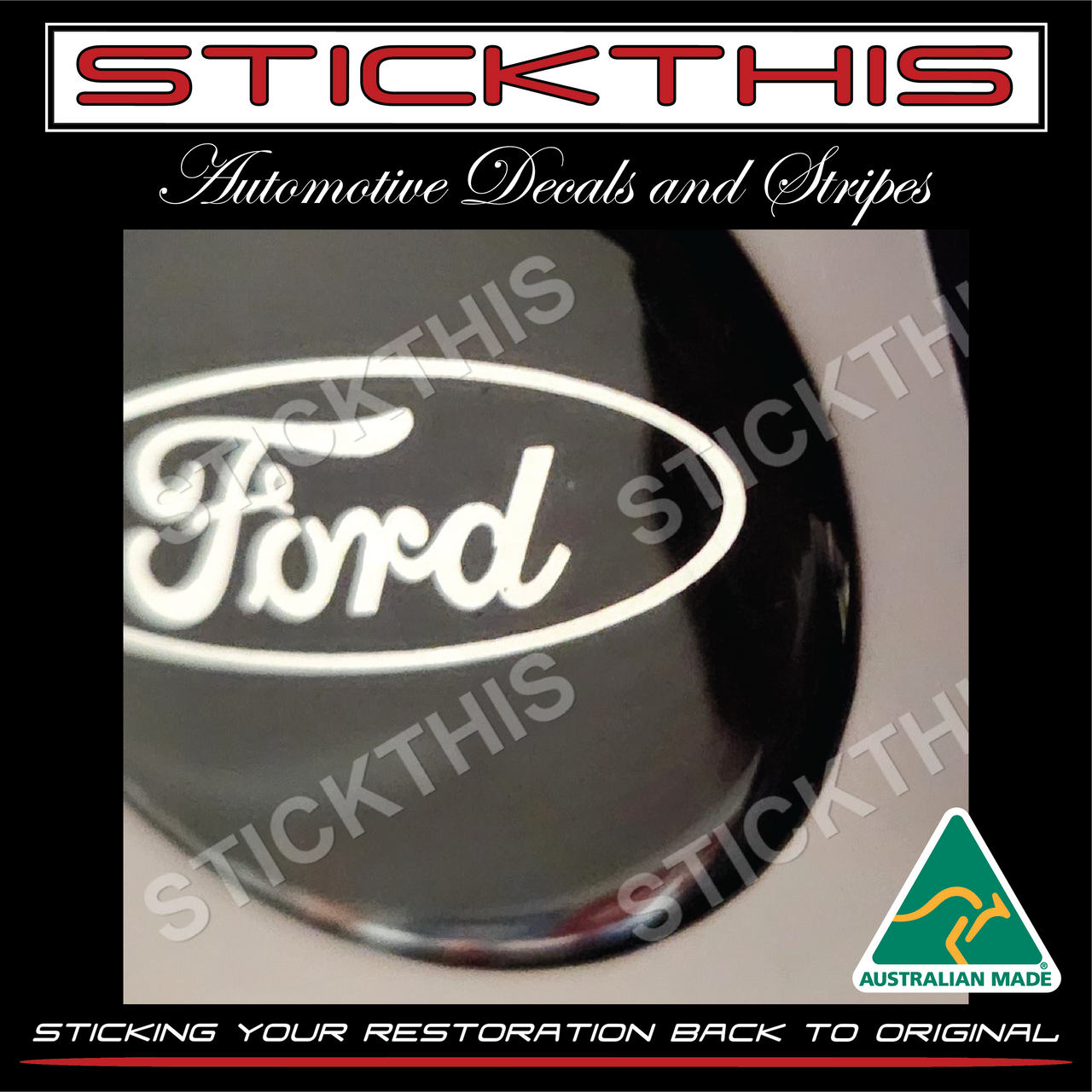 NL DL Ford Fairlane Concorde Wheel Centre Cap Badge - STICKTHIS ...