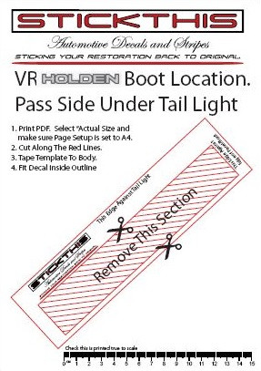 VR SS - Complete Body Decal Kit - STICKTHIS Automotive Decals and Stripes