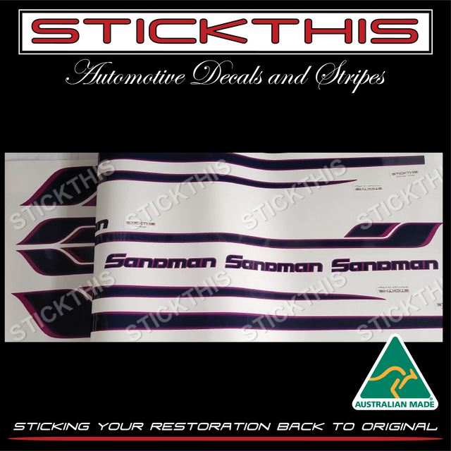 VF Sandman Stripes - Ute - Plum, Purple, Dark Blue - STICKTHIS ...