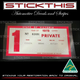 Reproduced VIC Registration Rego Label 1966-August 1983 - STICKTHIS ...