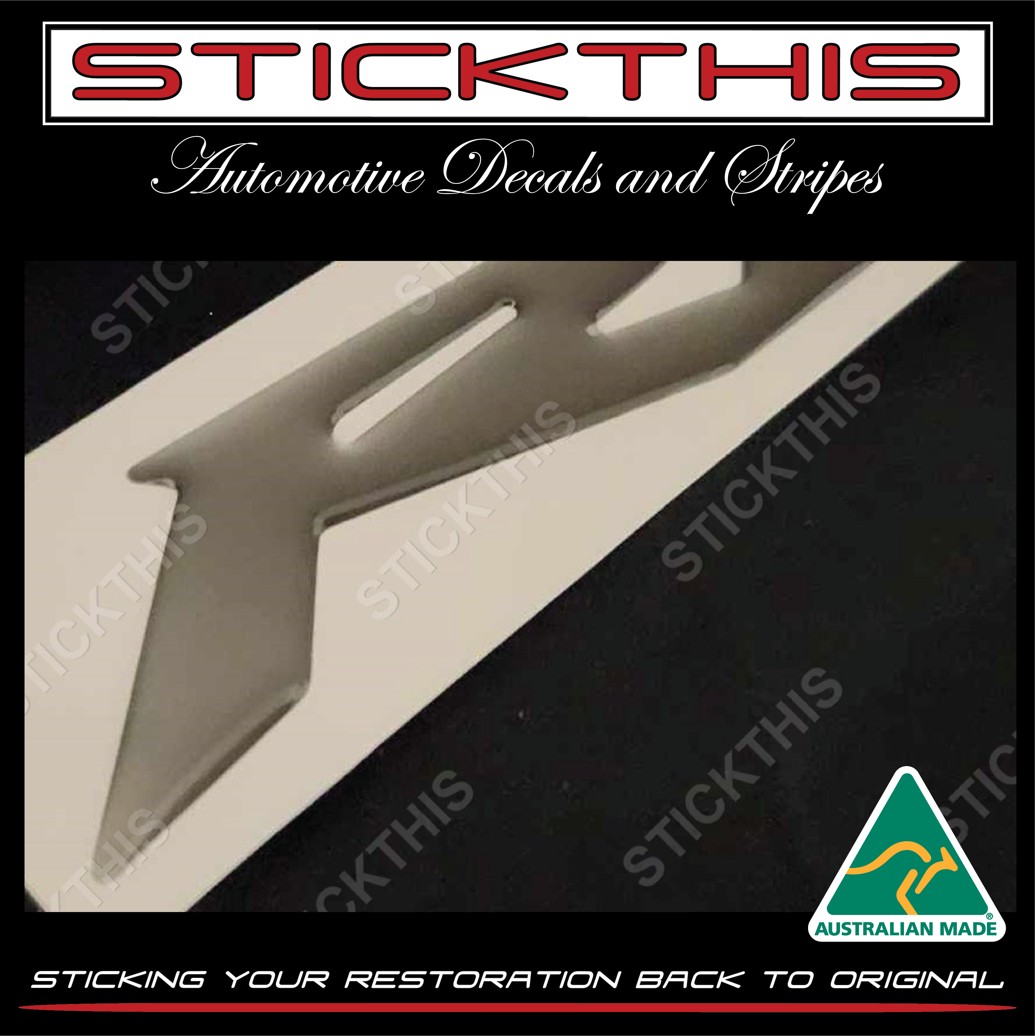Ford Falcon RTV Ute Badge/Decal - STICKTHIS Automotive Decals and Stripes