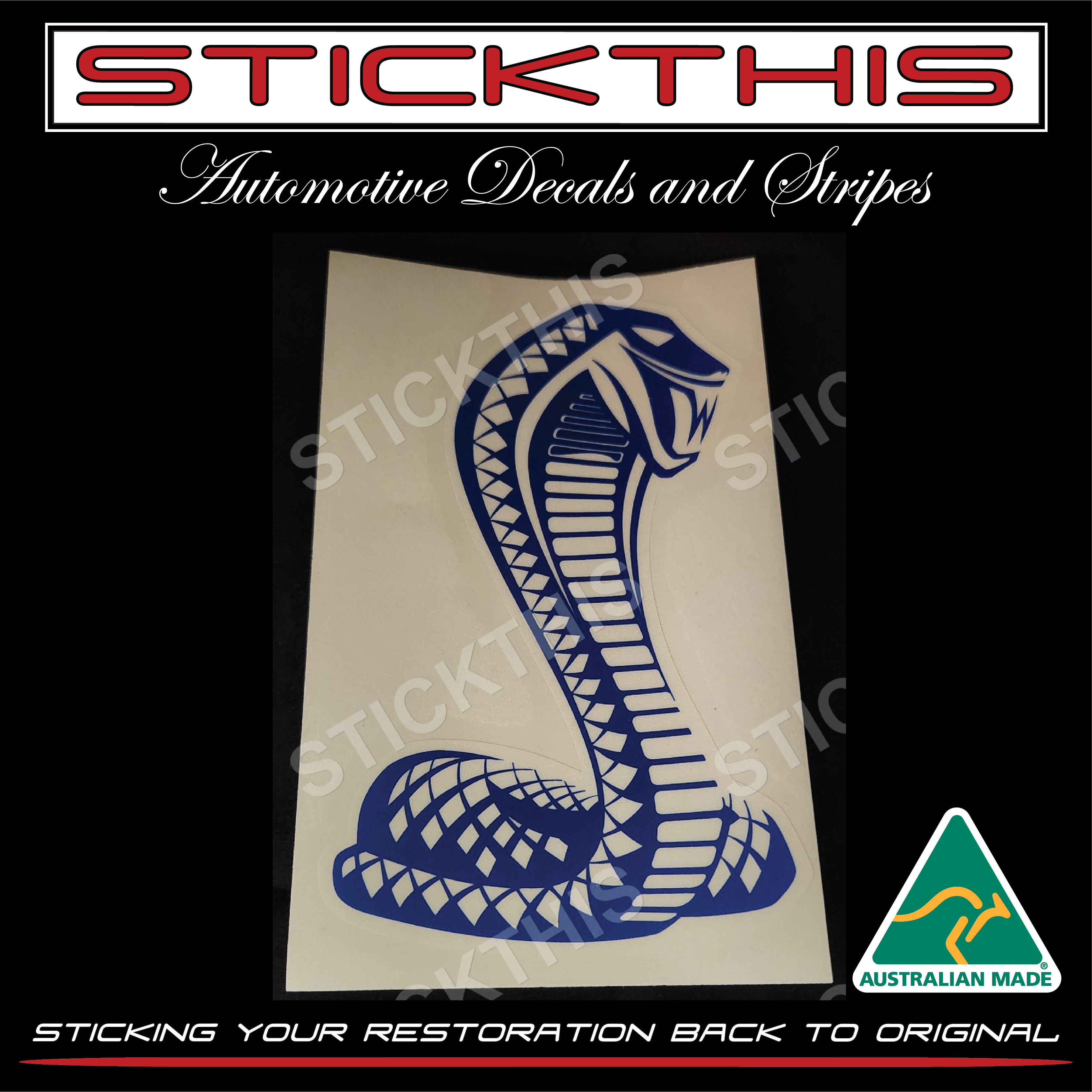 Ford XC Cobra Guard/Fender Decal 2 Door Coupe - LH - STICKTHIS ...